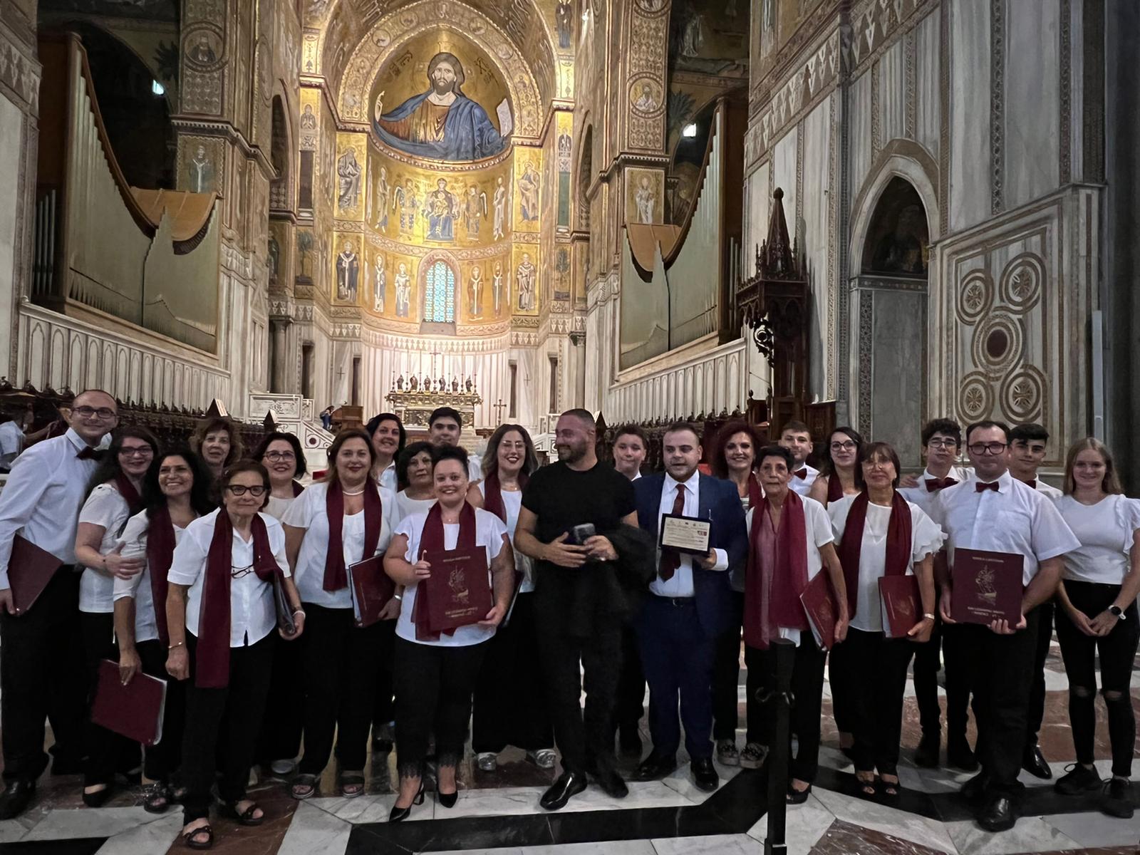 Al Festival dei Cori di Monreale la Schola Cantorum di Mascali