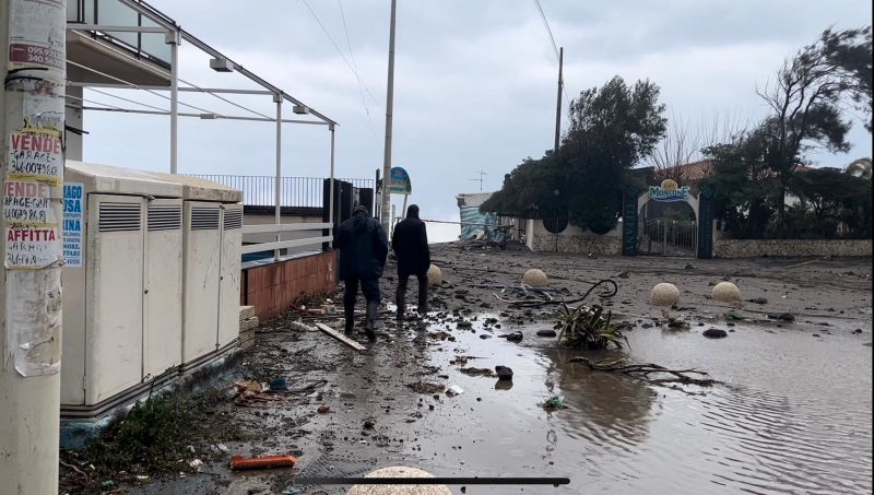 Mascali, danni pesanti a Fondachello per l'erosione della spiaggia